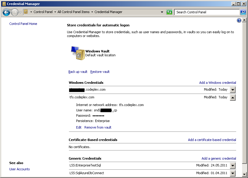 Store CodePlex Credentials - Adis Jugo blog